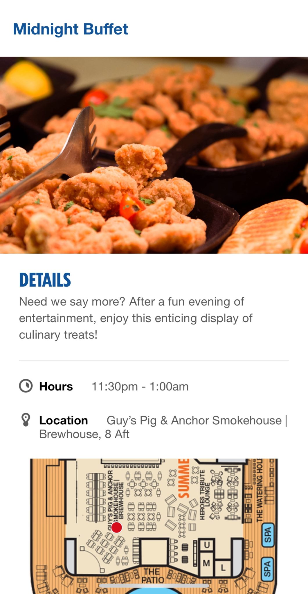 First Look: Carnival Cruise Line’s New Midnight Buffet | Scott's ...