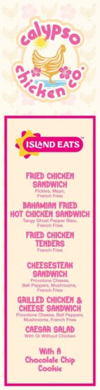 All the Food Menus for Carnival’s Celebration Key